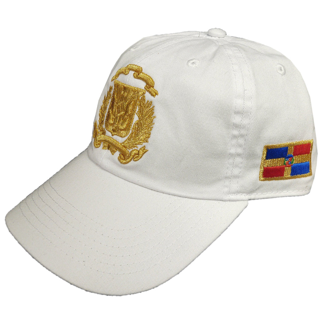 Escudo Republica Dominicana - Dominican Shield White / Metallic Gold C ...